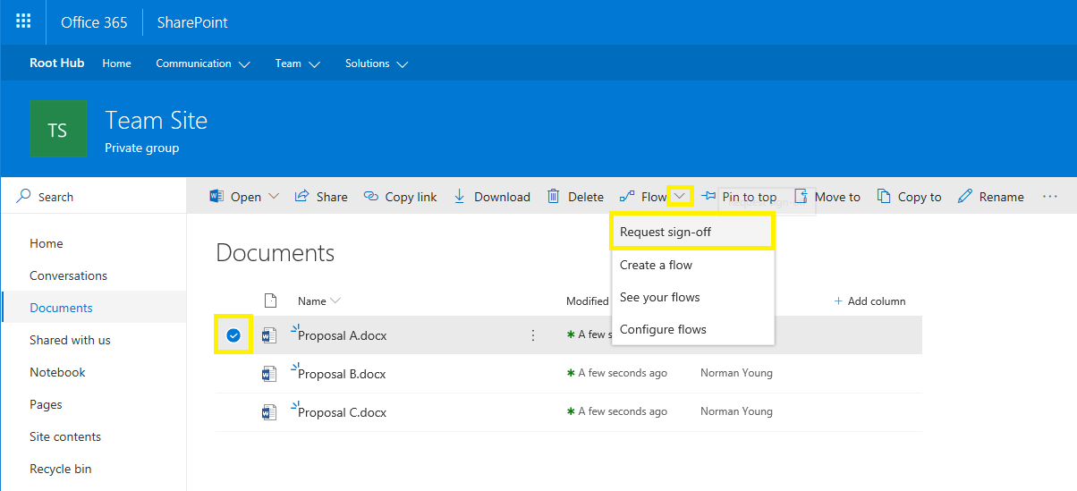 Modernize Sign-offs with SharePoint Online – Norm Young