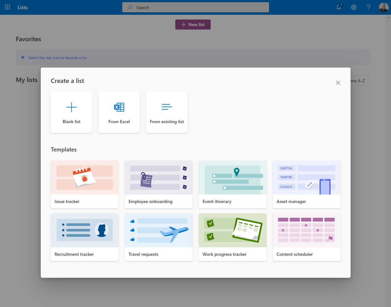 Microsoft Lists: new list using an existing Excel spreadsheet – Norm Young