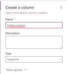 Use Power Automate to create a folder in SharePoint with link back to ...