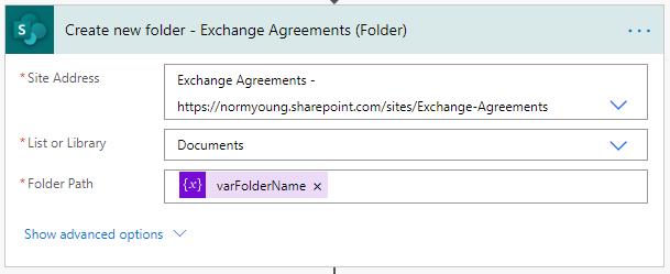 Use Power Automate to create a folder in SharePoint with link back to ...