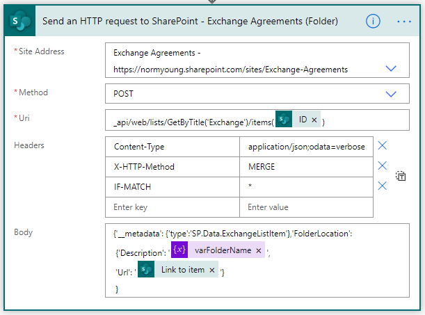 Use Power Automate to create a folder in SharePoint with link back to ...