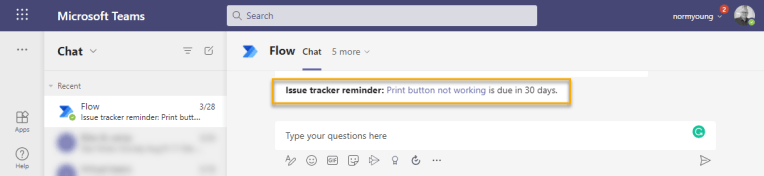 Send reminders to Teams from Microsoft Lists using Power Automate ...