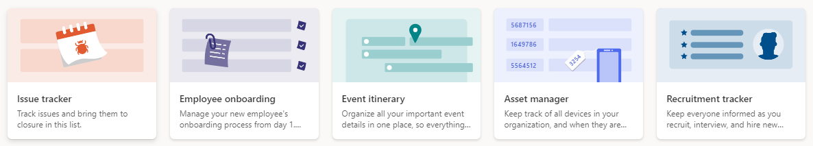 A first look at Templates in Microsoft Lists – Norm Young