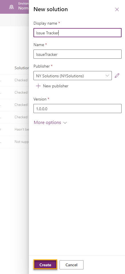 How to create a new Dataverse Solution – Norm Young