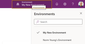 How to create a new Dataverse Environment – Norm Young