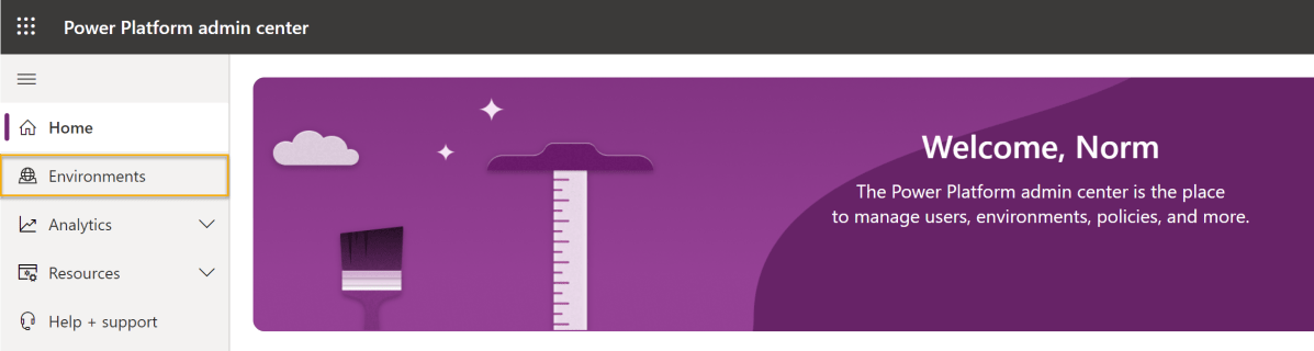 How to create a new Dataverse Environment – Norm Young