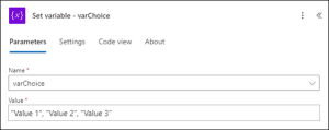 Update a CHOICE column using the Send HTTP Request to SharePoint action ...